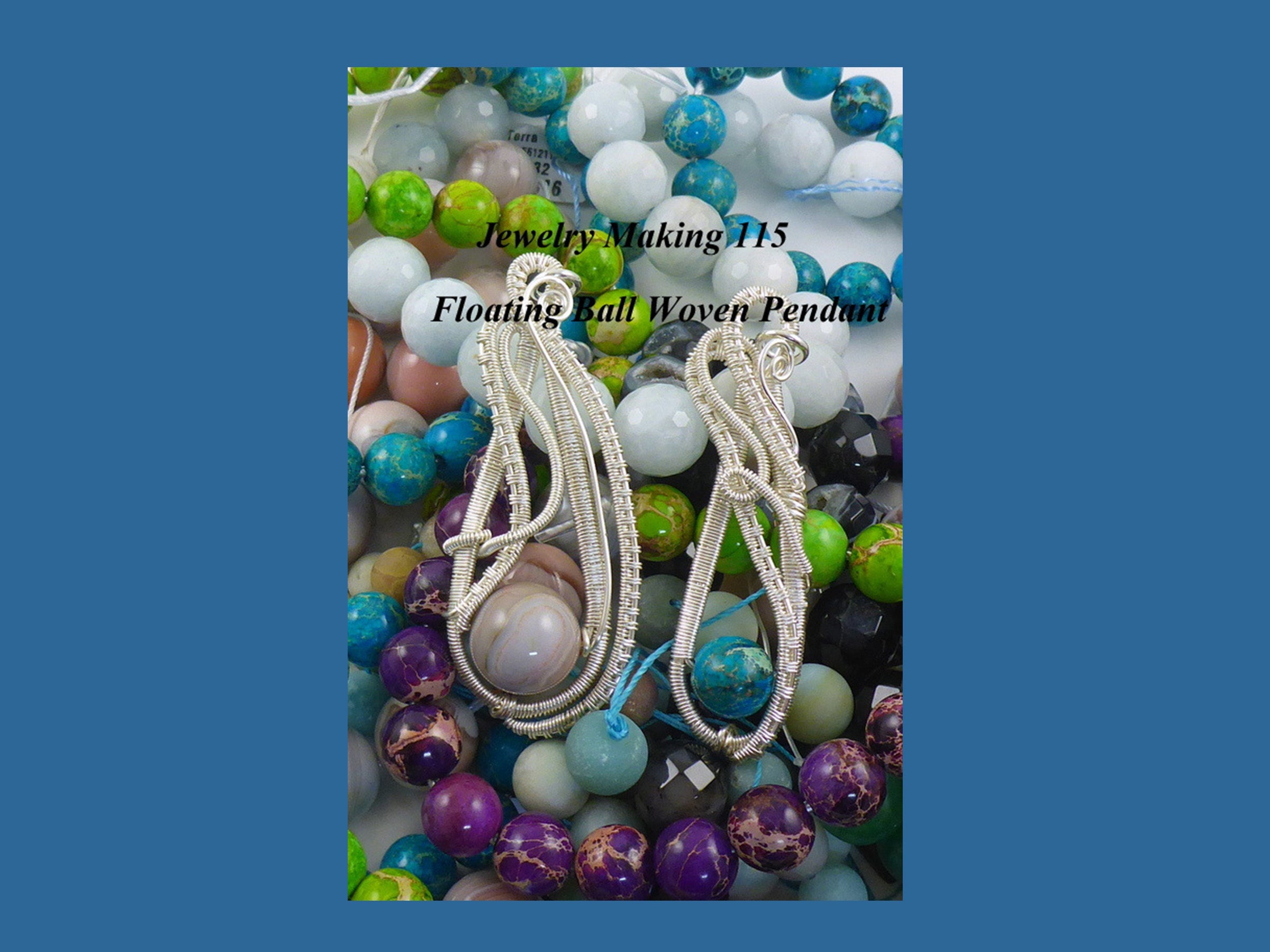 Woven Wire Pendant (11/25/24) | The Artistic Flip Flop