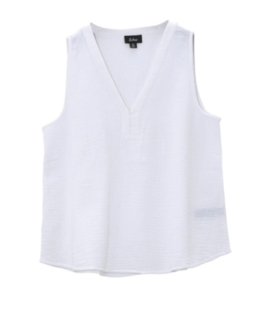 White Gauze Tank | The Artistic Flip Flop