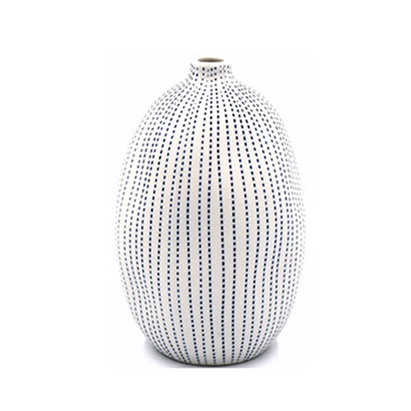 5" Dotted Pinstripe Vase | The Artistic Flip Flop