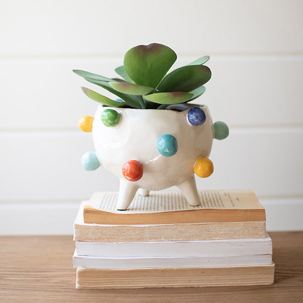 Colorful Bubble Planter | The Artistic Flip Flop