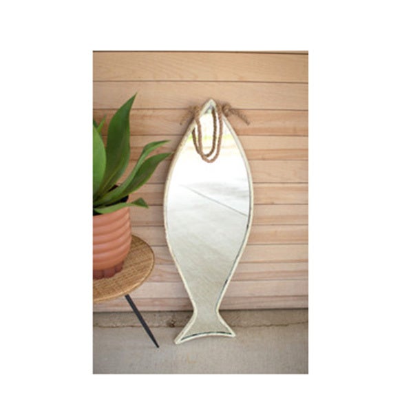 Fish Mirror w/Rope | The Artistic Flip Flop