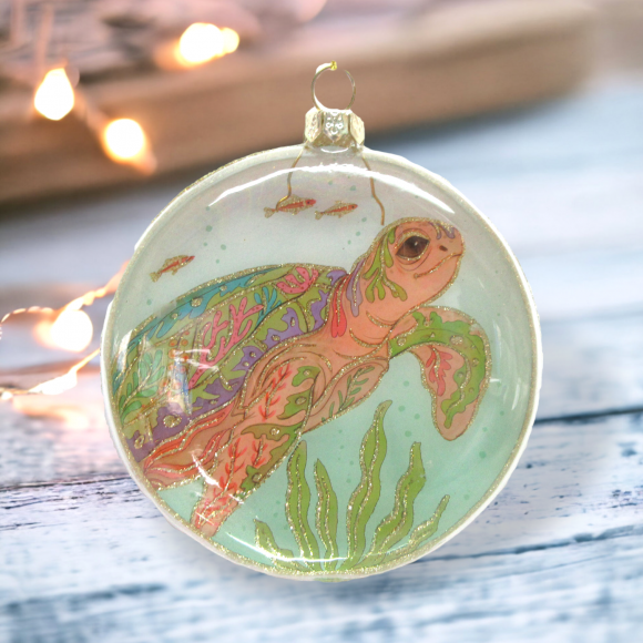 Swimming Turtle Disk | The Artistic Flip Flop